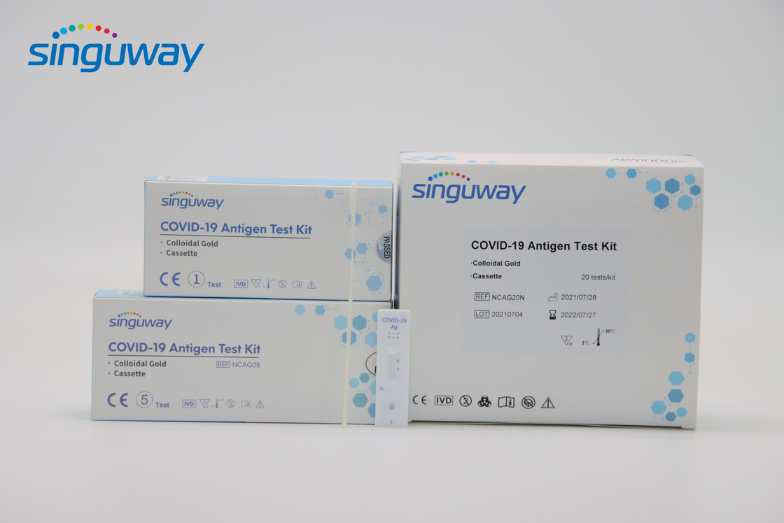 98.3% Accuracy Rapid Antigen Self Test Kit OEM One Step Type